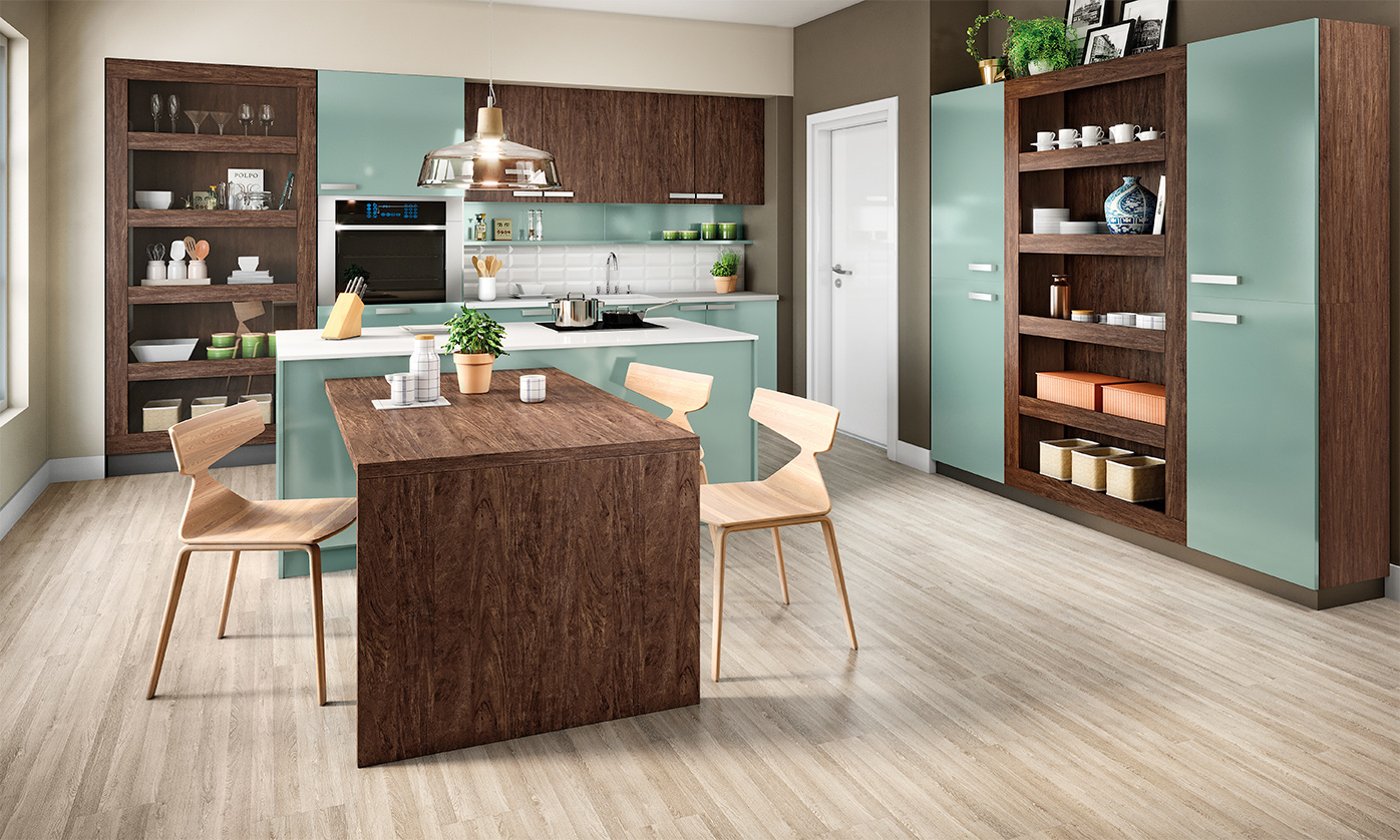 Combine pisos laminados Eucafloor e padrões MDF Eucatex e crie ...