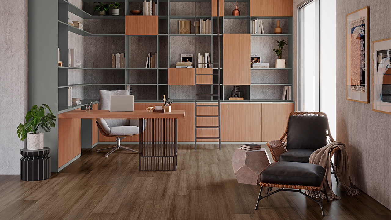 Combine pisos laminados Eucafloor e padrões MDF Eucatex e crie ...